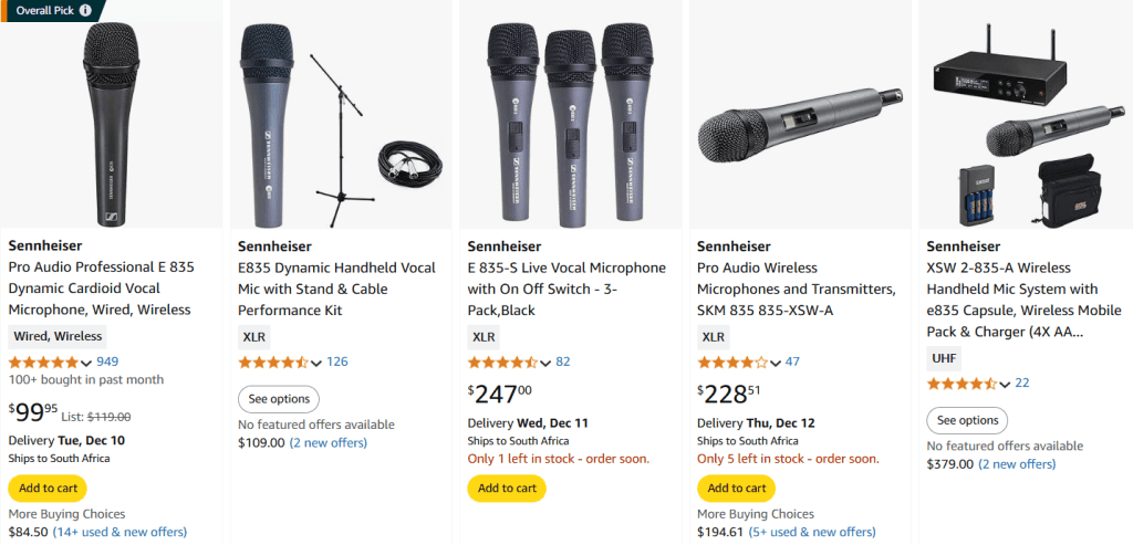 Top Reasons Why the Sennheiser e835 is Unbeatable for Live Vocal ...
