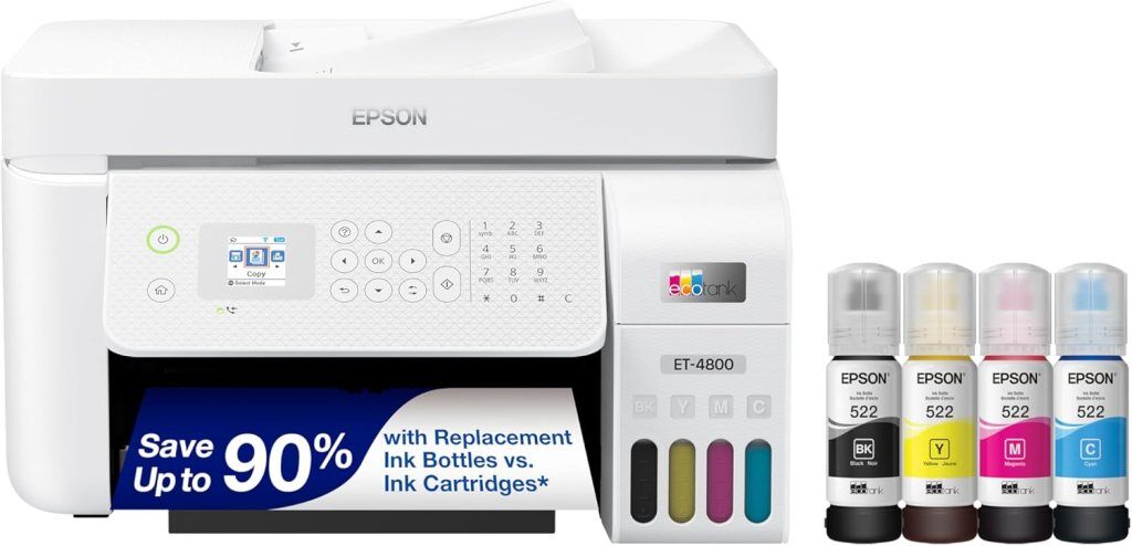 Top Compelling Reasons to Love the Epson EcoTank ET-4800: A Stellar ...